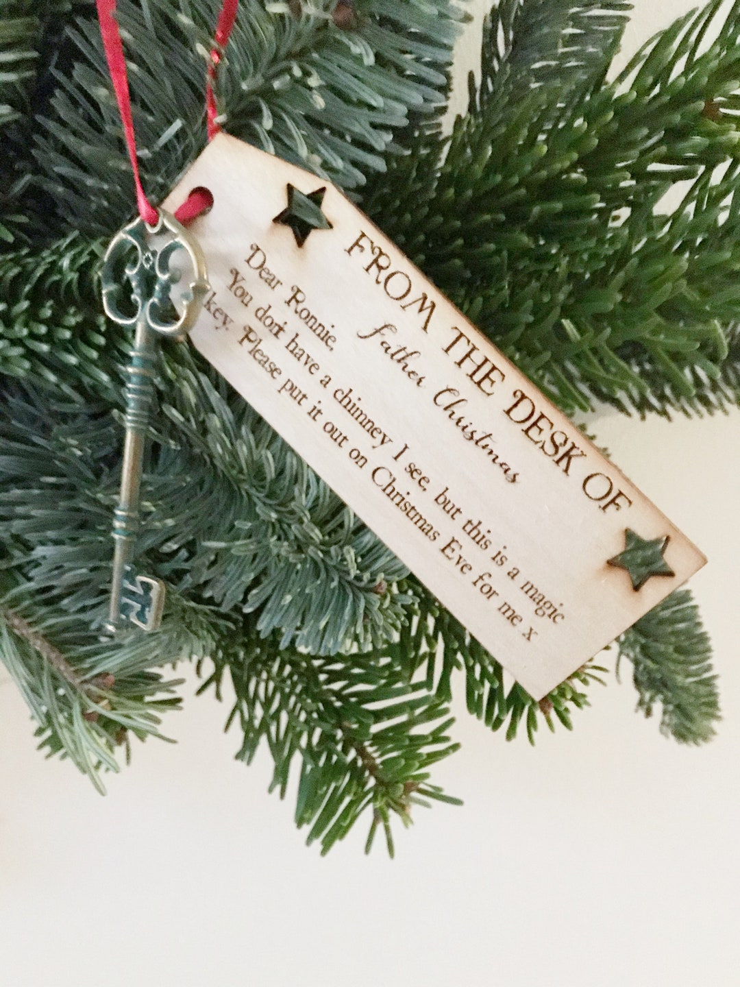 Personalised Santa Magic Key Father Christmas Magic Key Personalised ...