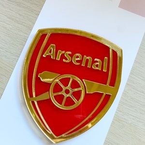 Arsenal Cake Charm Acrylic Arsenal Charm Arsenal Cake Decoration ...