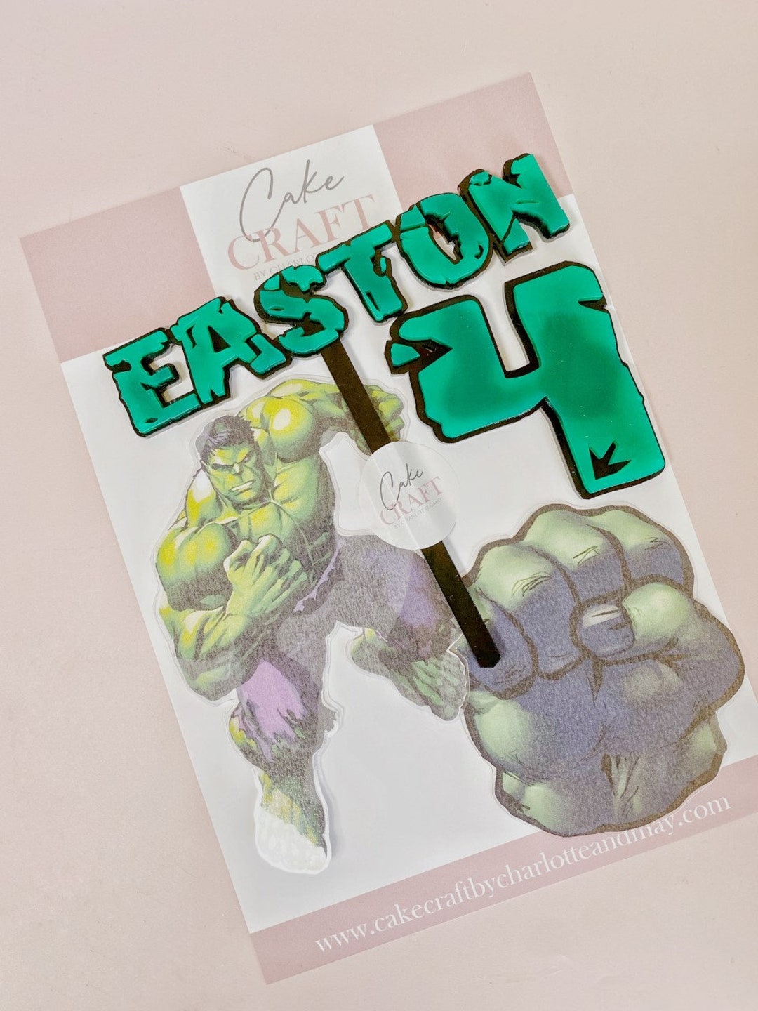 The Incredible Hulk Cake Topper Set Hulk Cake Topper Super Hero Cake ...