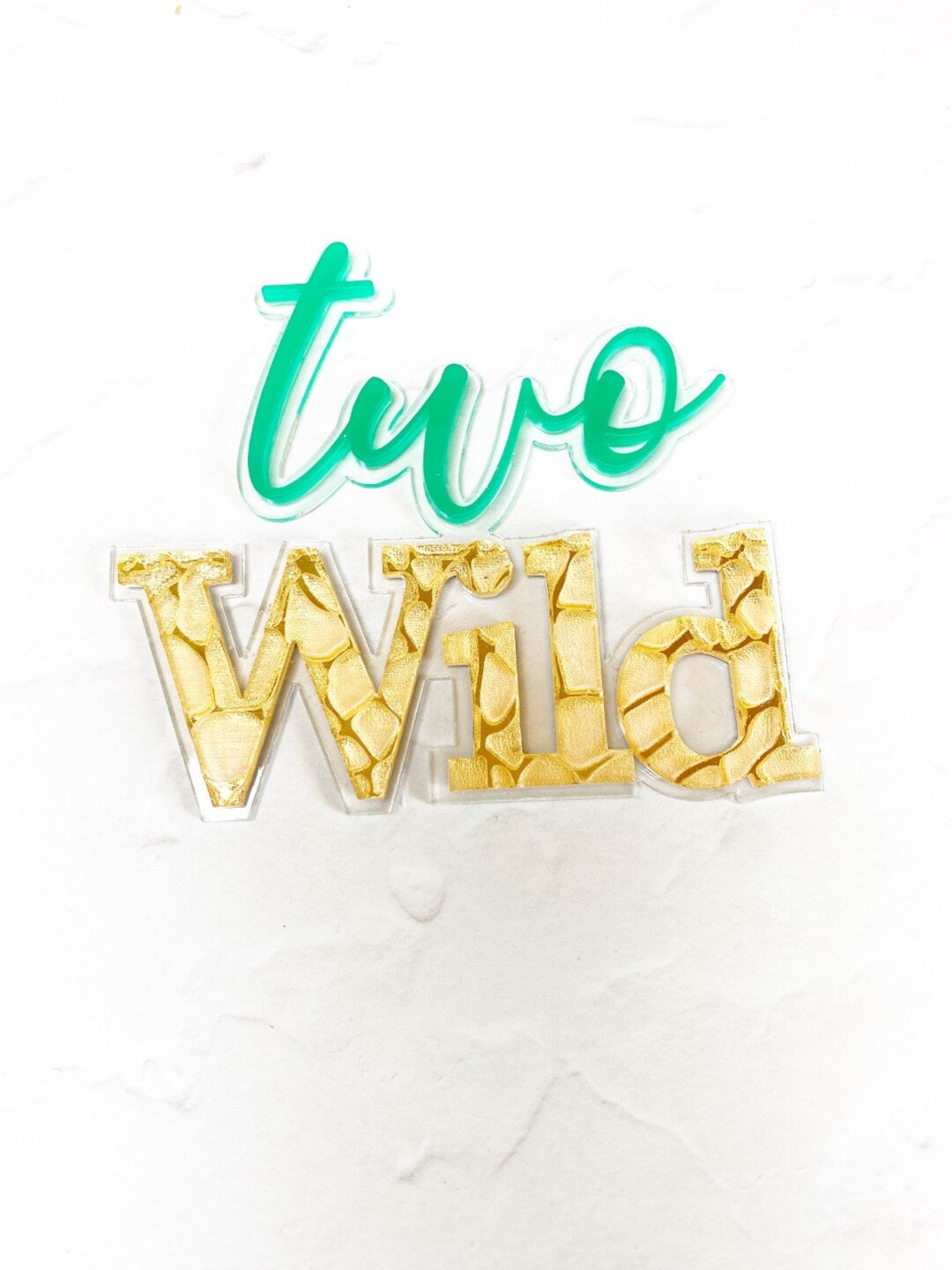 Two Wild Cake Topper | 2nd Birthday Cake Topper | Safari Cake Topper ...