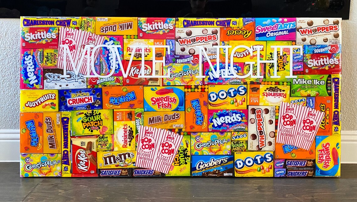 Custom Candy Wall Art Large Resin Art - Etsy