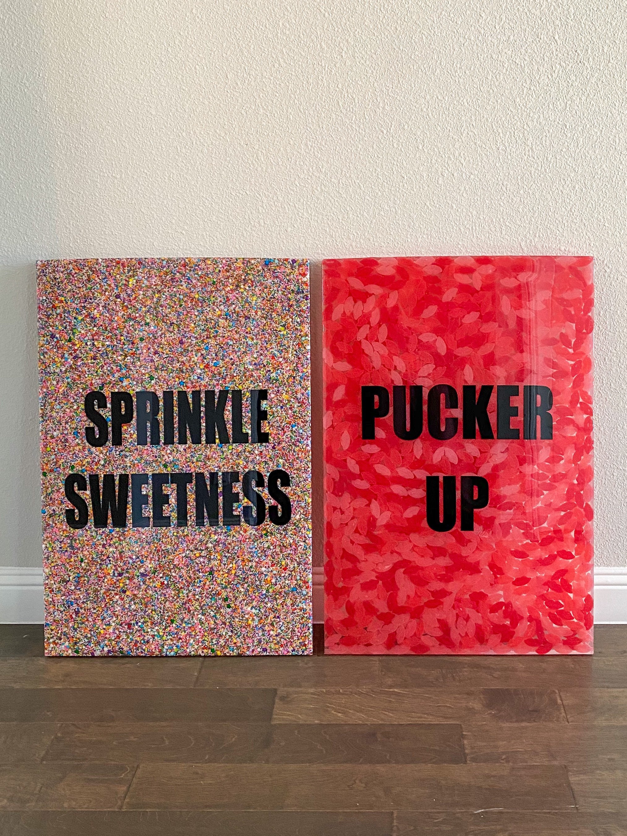 Custom Candy Wall Art Made to Order 24x36 | Etsy