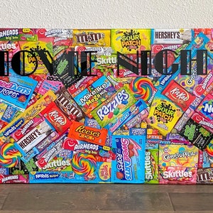 Custom Candy Wall Art, Large Resin Art - Etsy