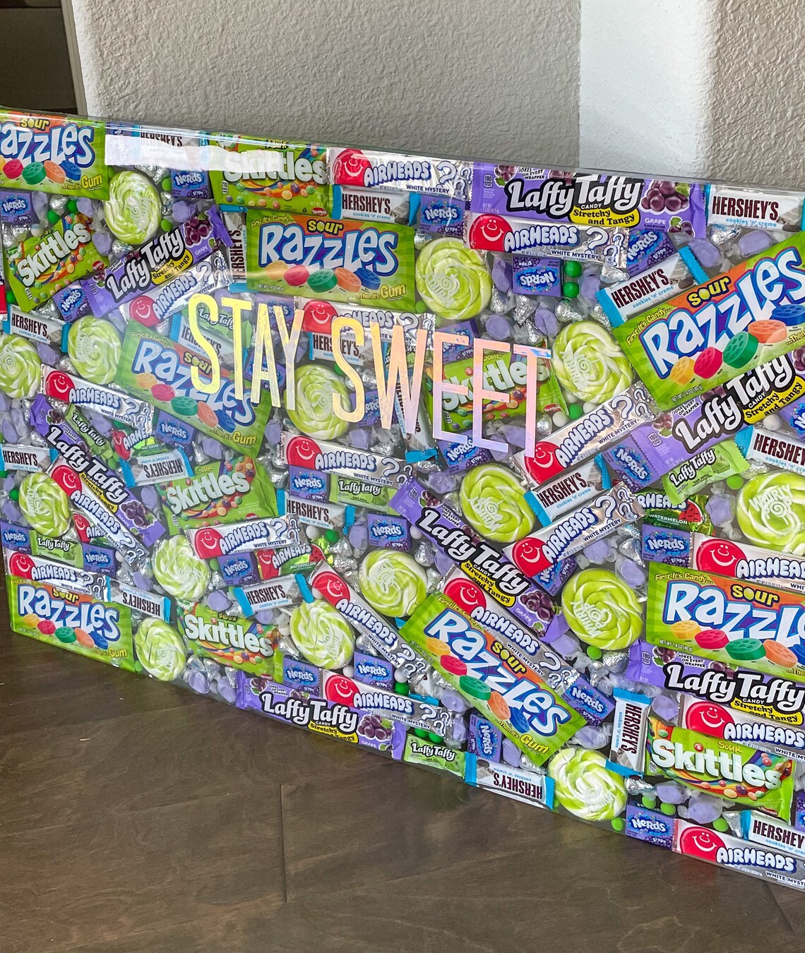 Custom Candy Wall Art Made to Order 24x36 | Etsy