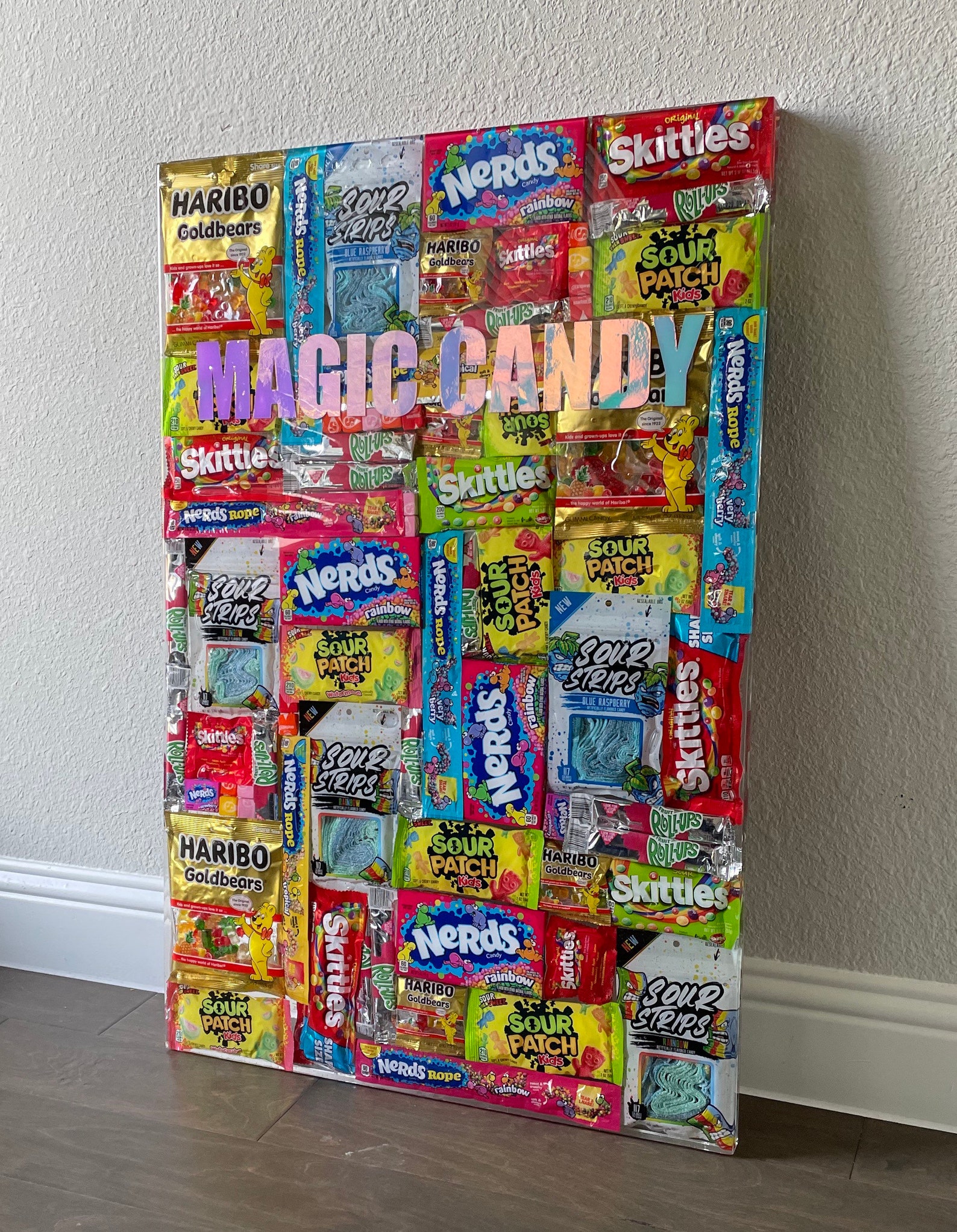 Custom Candy Wall Art Made to Order 24x36 | Etsy