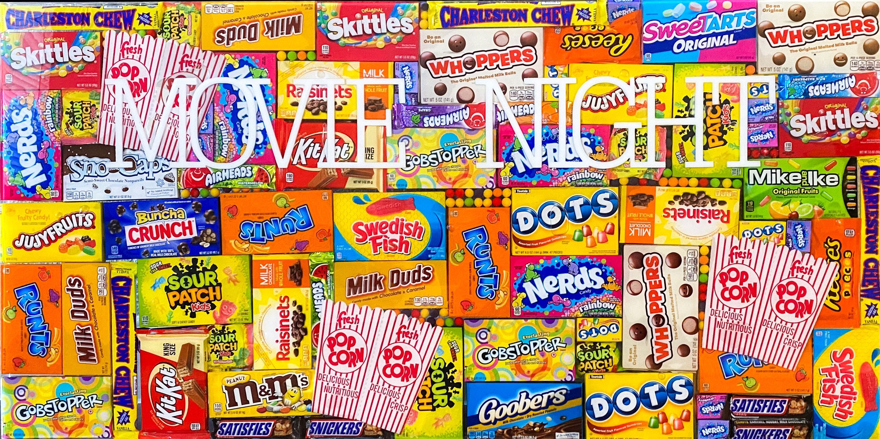 Custom Candy Wall Art Large Resin Art - Etsy