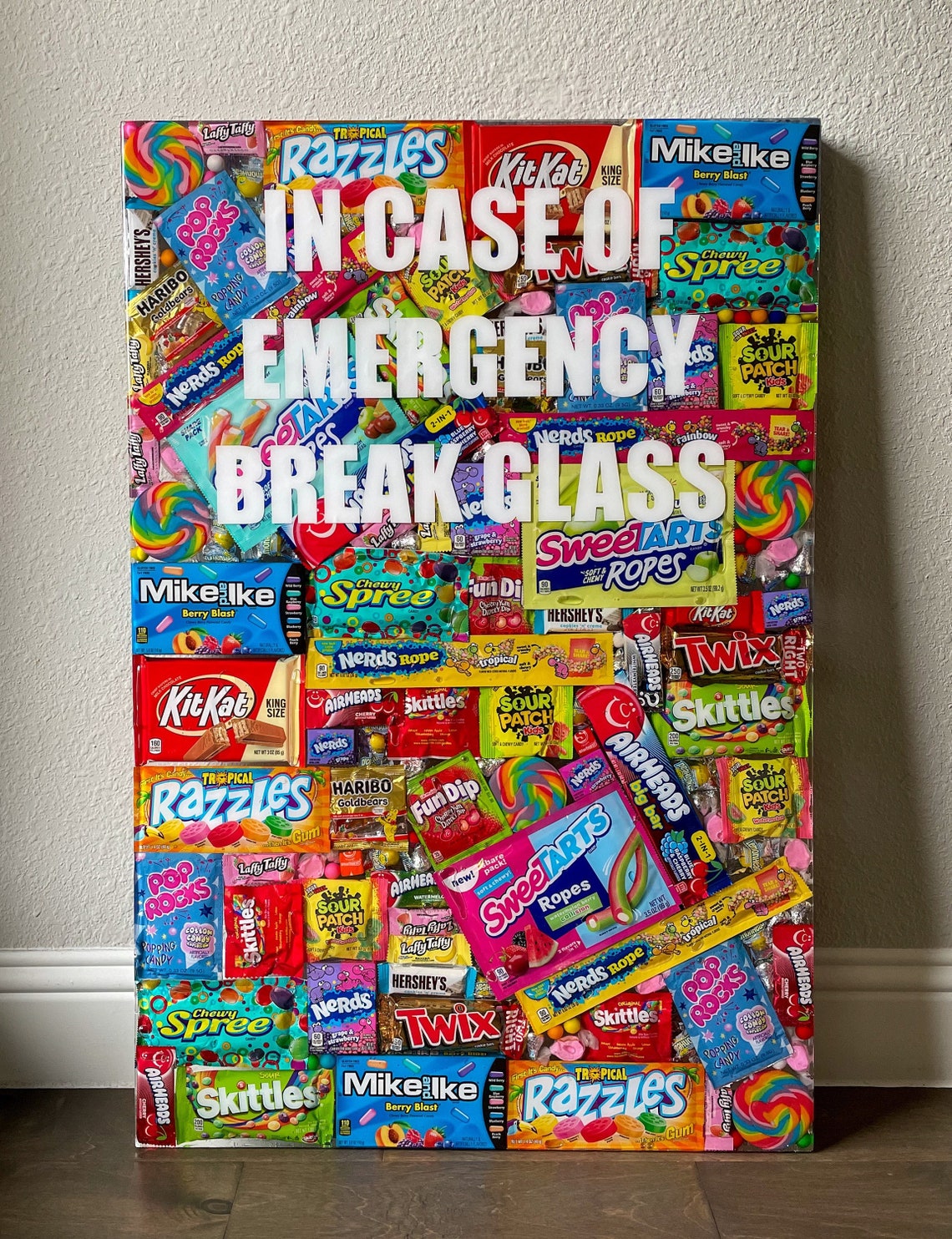 Custom Candy Wall Art Made to Order 24x36 | Etsy