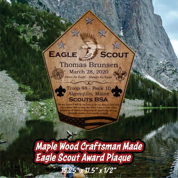 Eagle Scout Plaque - Etsy