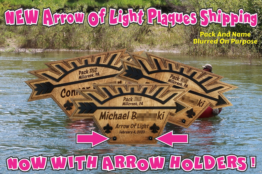 Arrow of Light Plaque Arrow of Light Awards Arrow of Light Ceremony ...