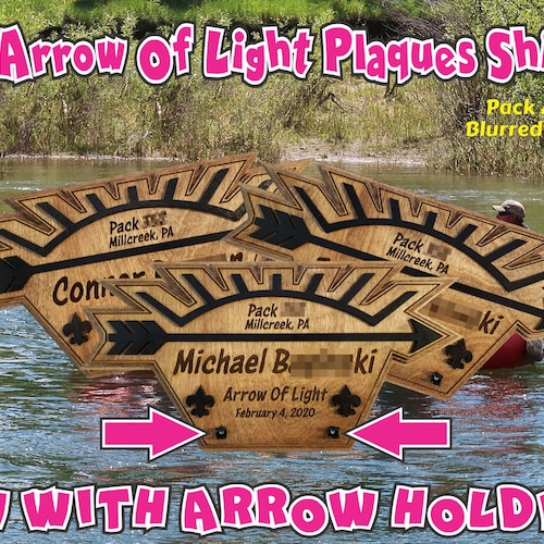 Arrow of Light Plaque - Etsy