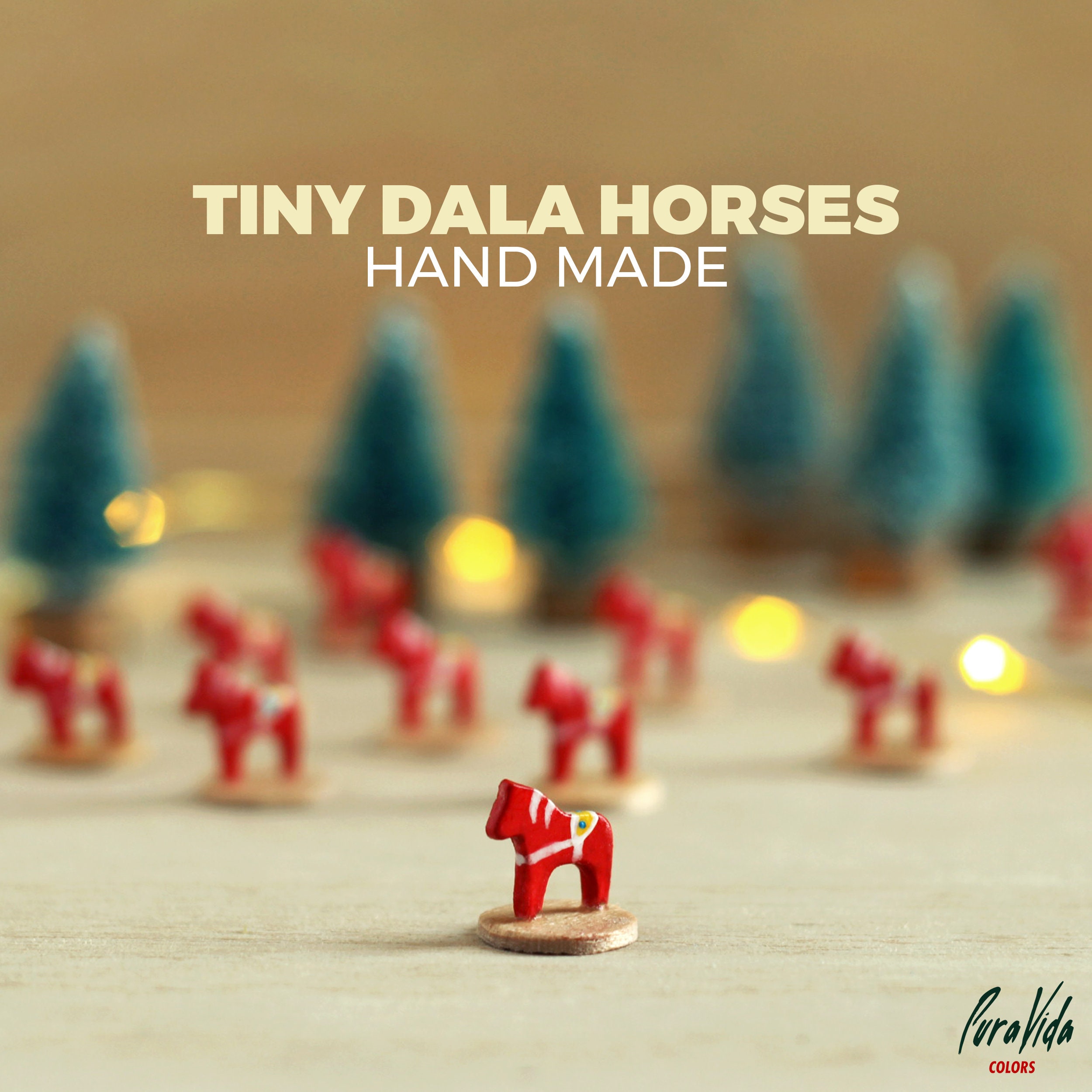 Tiny Dala Horse, Red Swedish Dala Horse, Original Hand Made & Hand ...