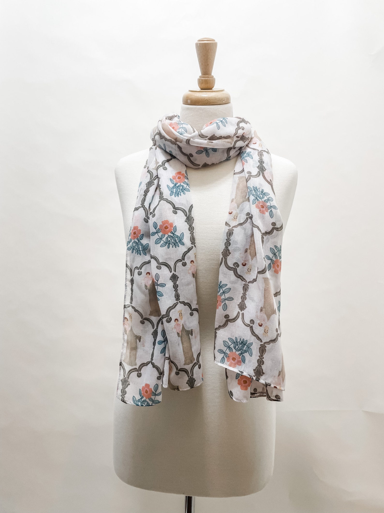 Our Lady of Mt. Carmel Catholic Scarf Blessed Mother Scarf - Etsy