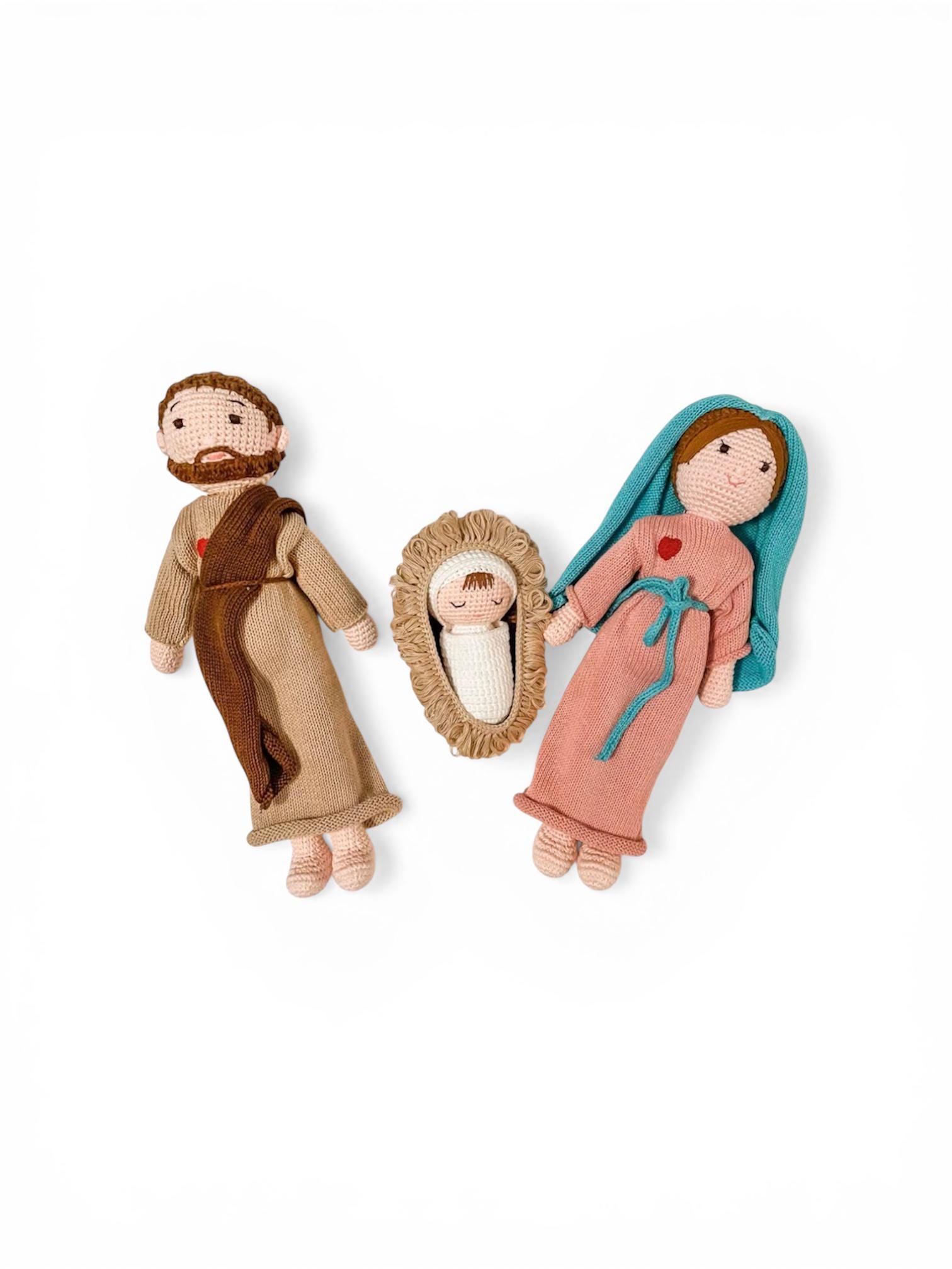 Holy Family With Infant Jesus | Mary on the Mantle | St. Joseph Doll ...
