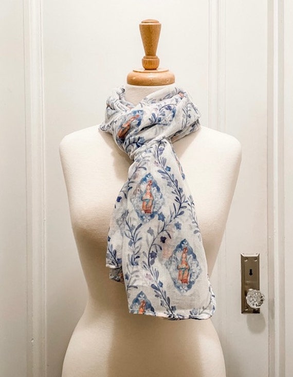 Our Lady of La Leche Catholic Scarf Blessed Mother Catholic - Etsy