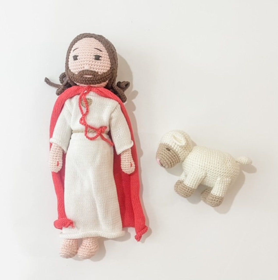 Good Shepherd Doll | Jesus Doll | Lamb of God Doll | Sacred Heart Fo ...