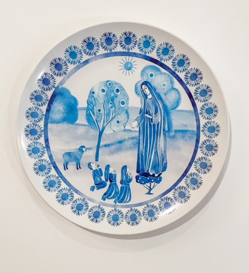 Fatima Platter | Our Lady of Fatima Platter | Oven Safe Microwave Safe ...