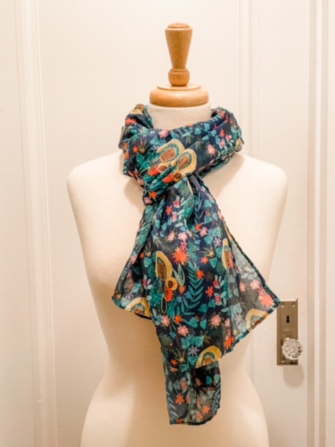Black Madonna Catholic Scarf | Mary Scarf With Miraculous Medal ...