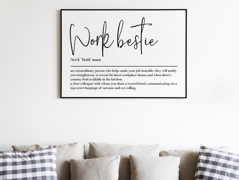 Work Bestie Gift Leaving a Job Leaving Gift Coworker Gift - Etsy UK