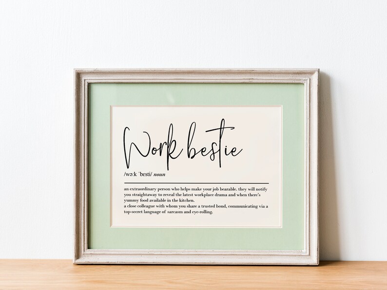 Work Bestie Gift Leaving a Job Leaving Gift Coworker Gift - Etsy UK