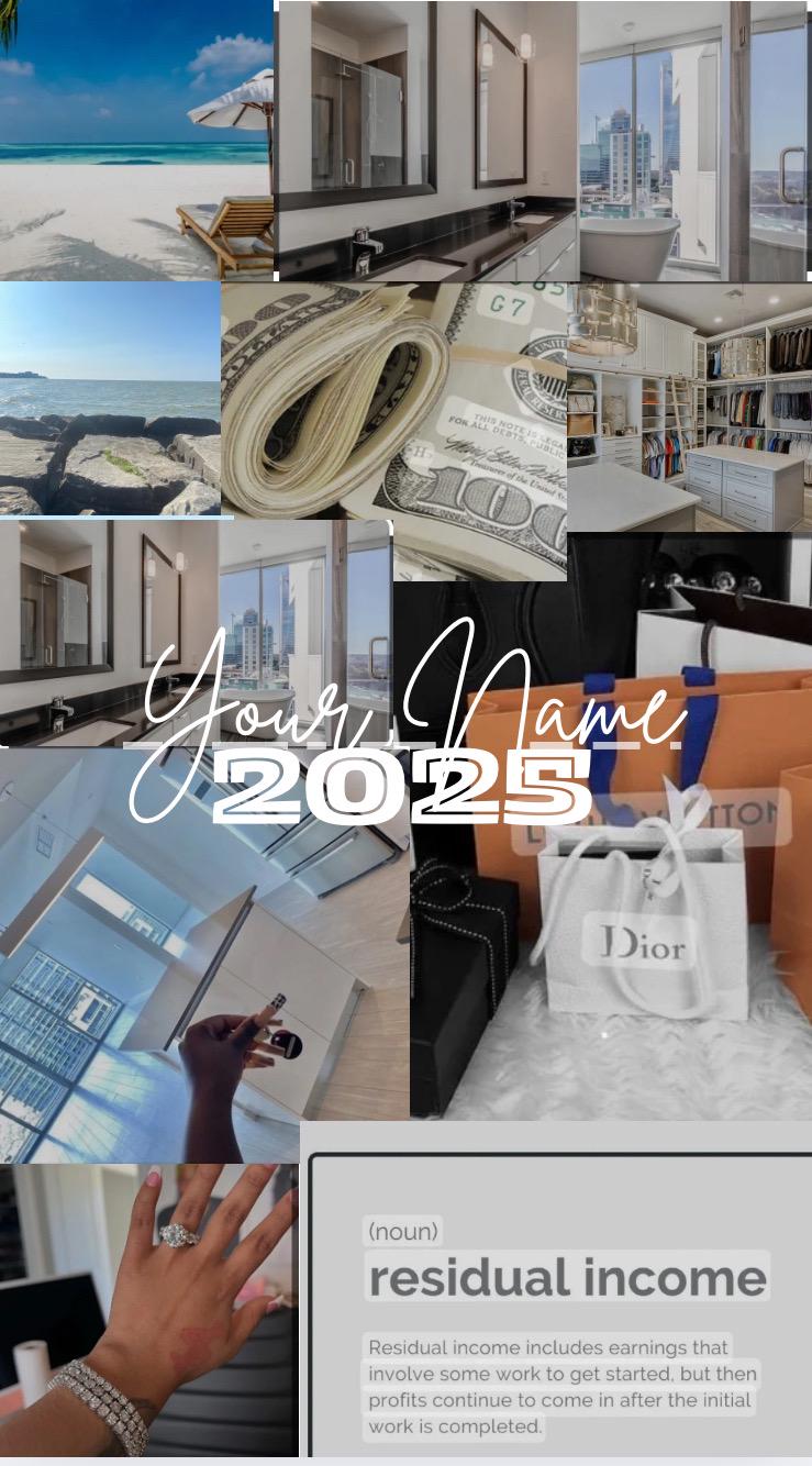 Virtual Vision Board 2025 - Etsy