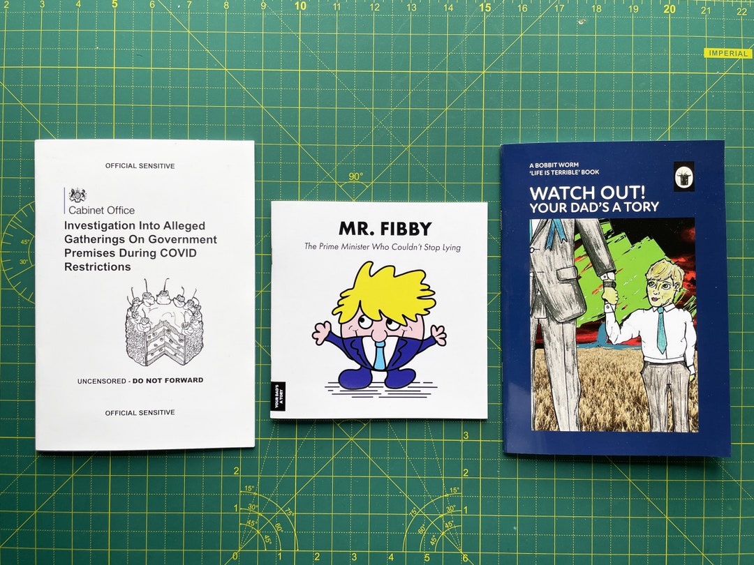 Zine Bundle 3x Political Zines Anti-tory Boris Johnson - Etsy UK