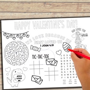 Christian Valentine's Day Activity Sheet Printable | Valentine's Day ...