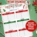 Candy Cane Gram Fundraiser Flyer EDITABLE Christmas Gram Flyer & Cards ...