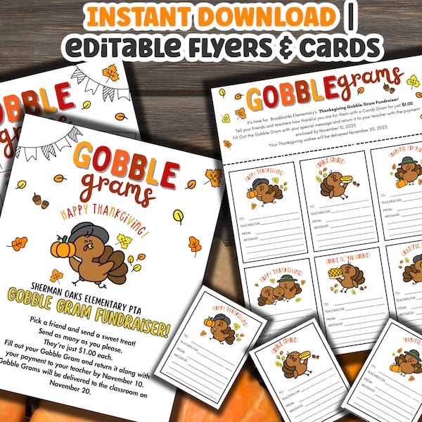 Thanksgiving Gratitude Grams - Etsy