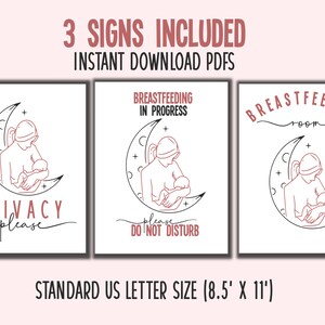 Breastfeeding Sign Printable for Work Office, Nursing Privacy Please ...