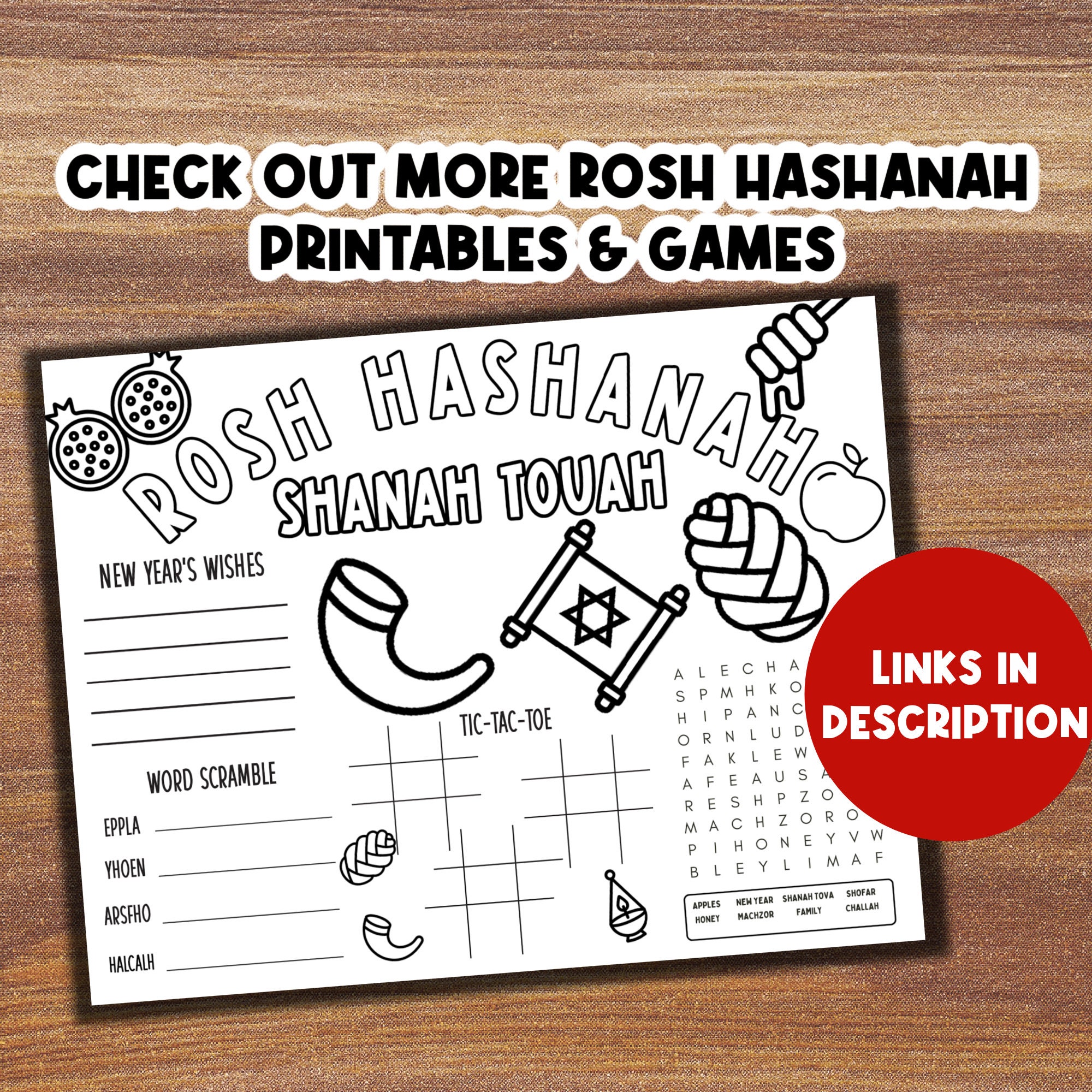 Rosh Hashanah Trivia Game | Jewish High Holiday Games | Rosh Hashanhah ...
