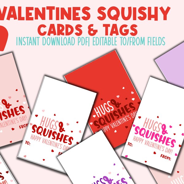 Squishy Valentine Card - Etsy