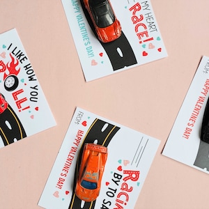 Hot Wheels Valentine Cards Printable | Matchbox Car Valentine Tags ...
