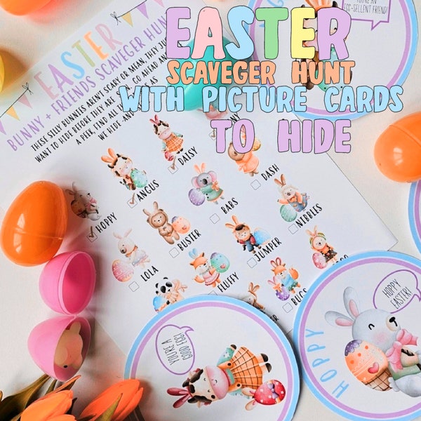 Easter Scavenger Hunt for Kids - Etsy