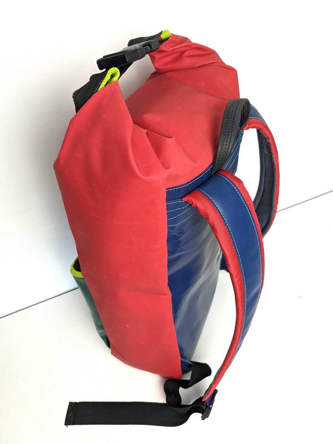 Upcycled Tarpaulin Rolltop Backpack M/L - Etsy