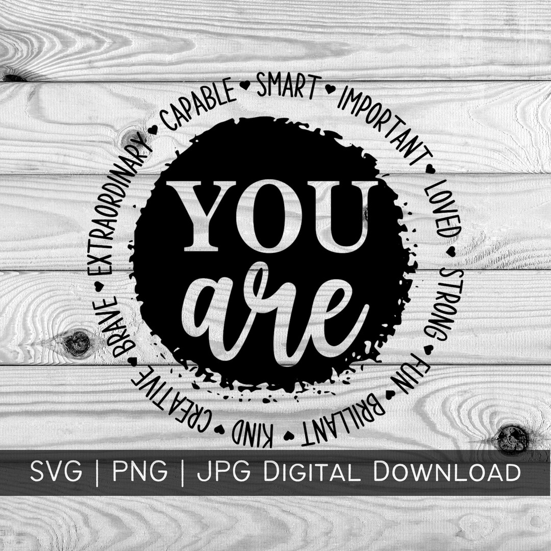 You Are... Teacher Design SVG, PNG, JPG Digital Download - Etsy