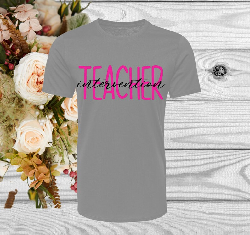 Intervention Teacher Design SVG, PNG, JPG Digital Download - Etsy