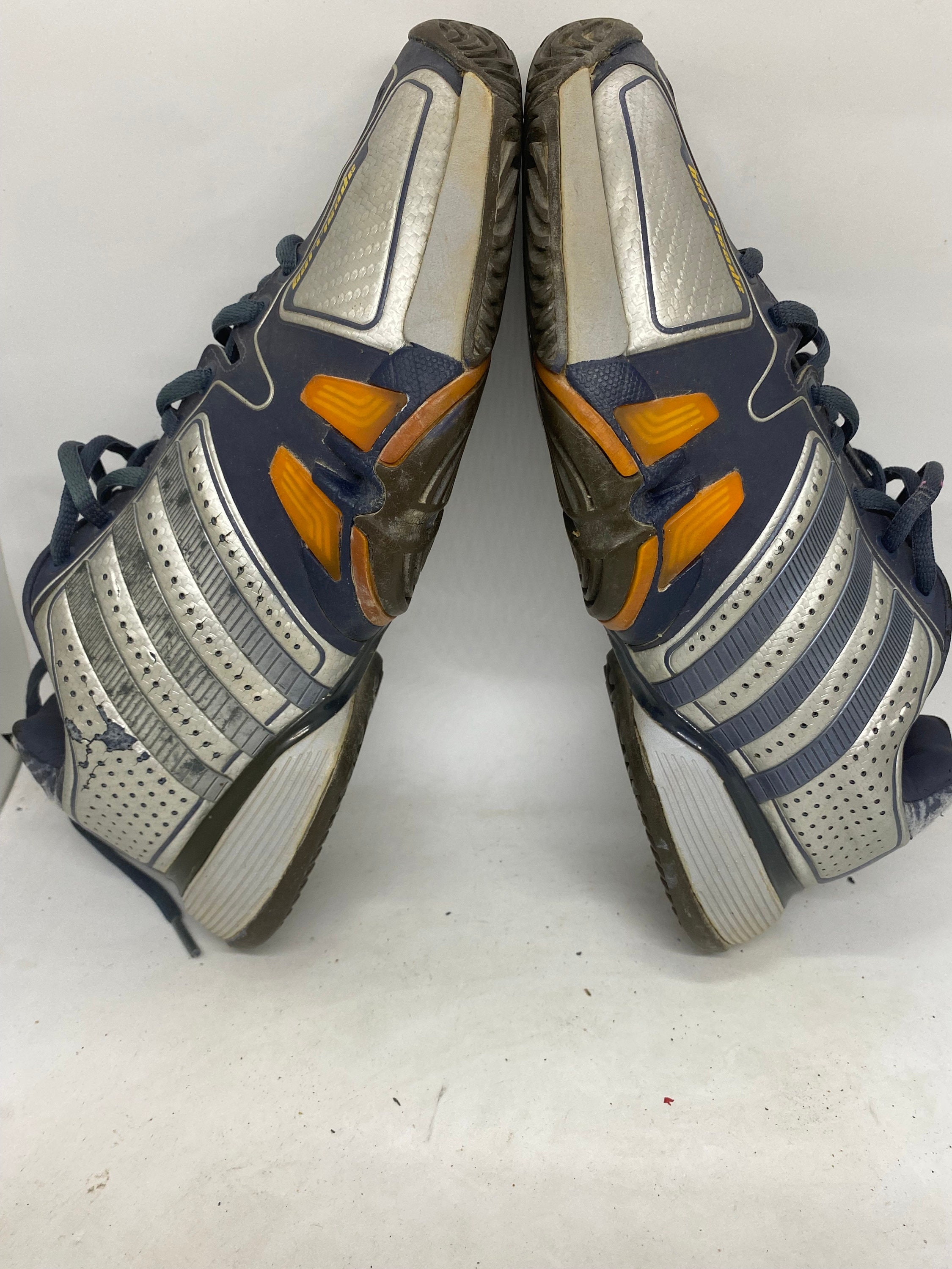 Adidas Adipower Barricade Silver Blue Size Us7 - Etsy