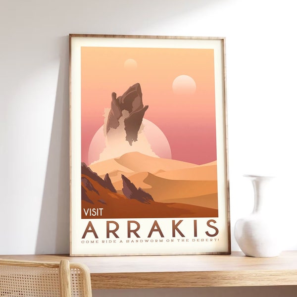 Dune Sandworm Art Canvas - Etsy