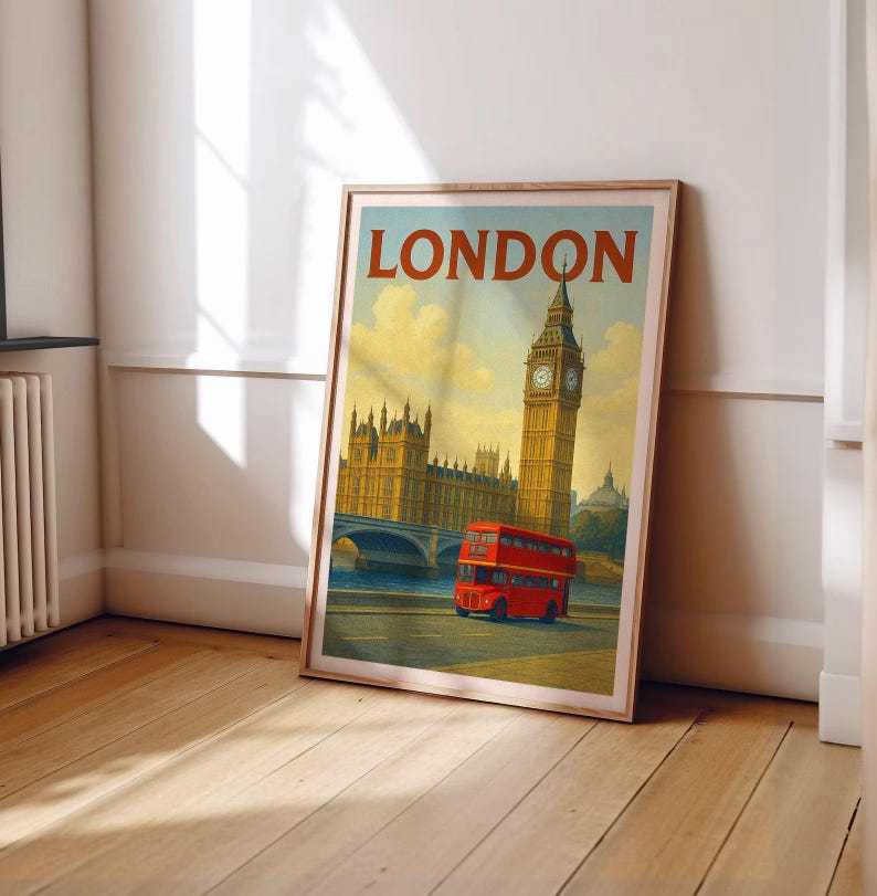 Europe Travel Posters - Choose Your City - Vintage/retro Style Travel ...