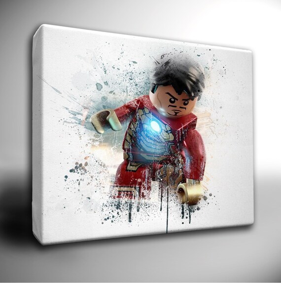 Superhero Splatter Art