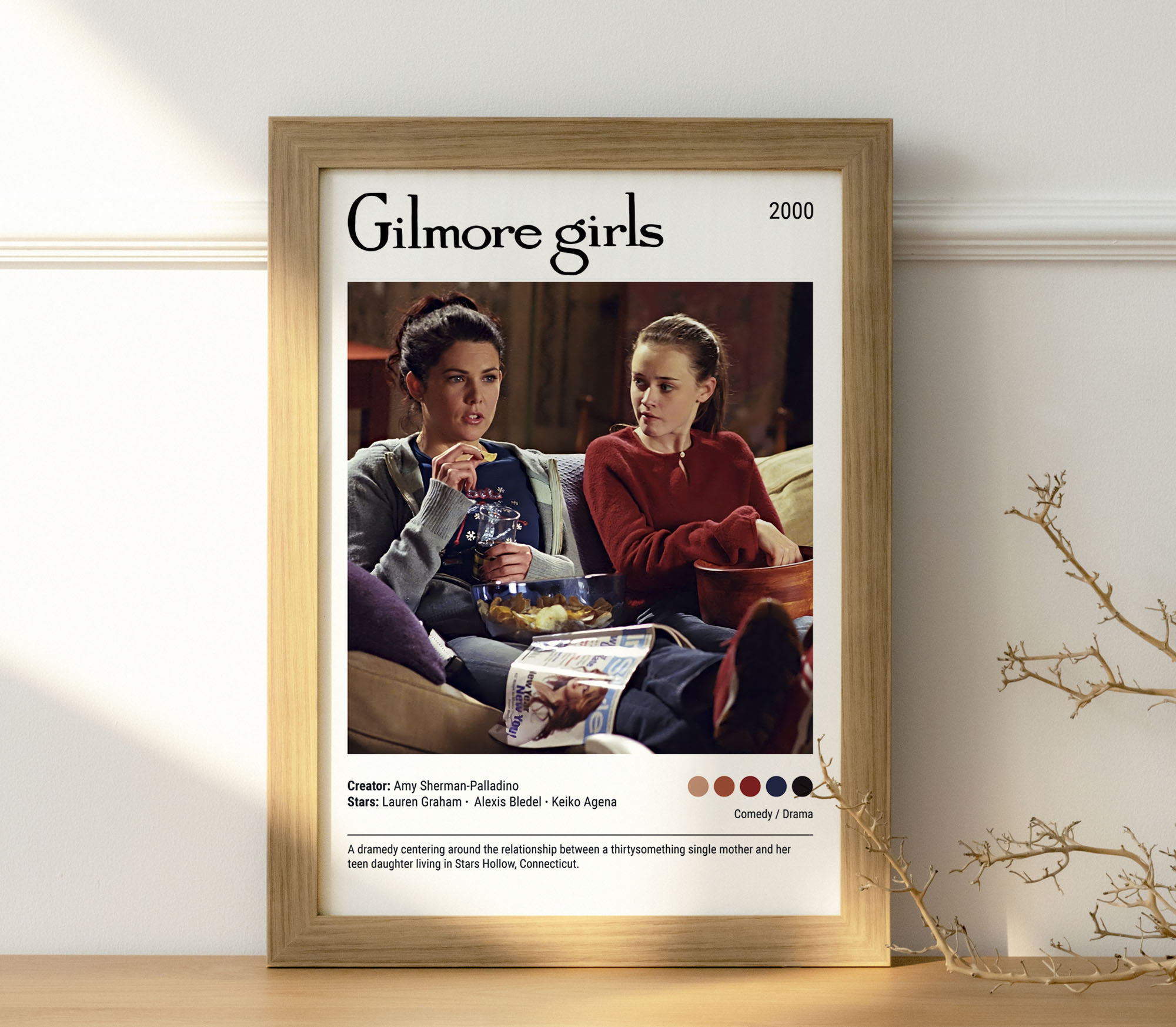 Gilmore Girls 2000 TV Show Poster Print Gift - Etsy