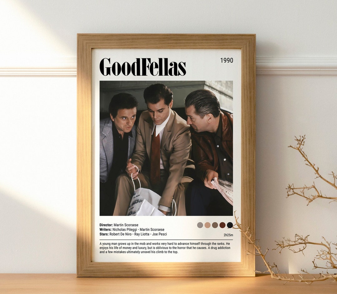 Goodfellas (1990) Movie Poster - Wall Art Decor Picture - Film Print ...