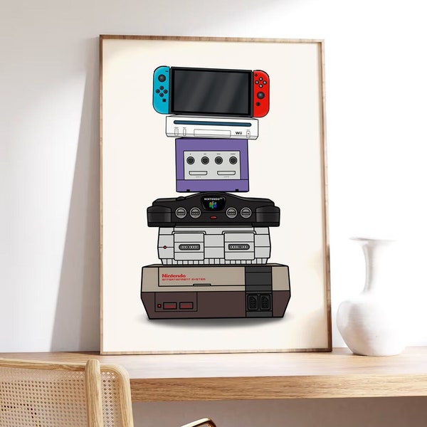 Nintendo Art - Etsy UK