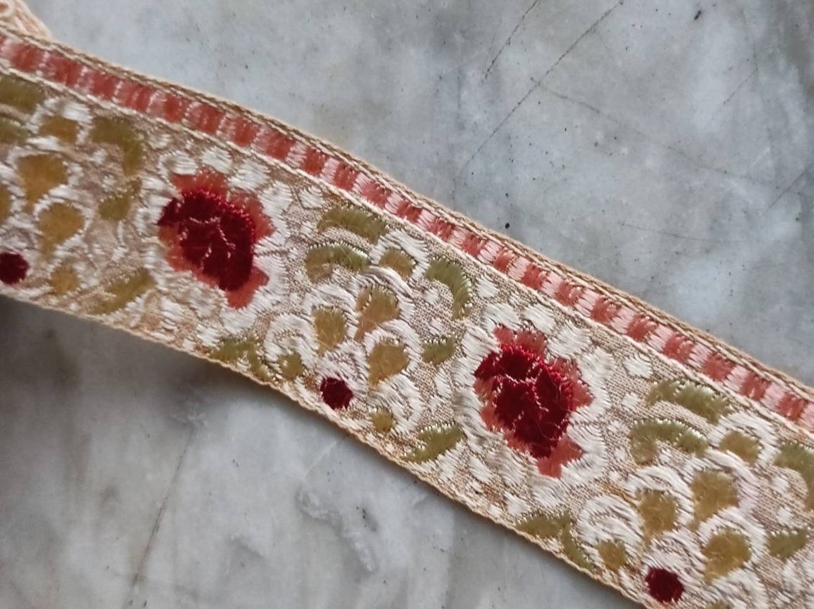 Vintage Silk Saree Trim. - Etsy