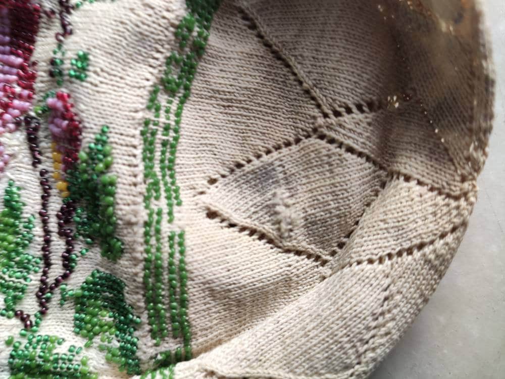 Georgian Knitted Beaded Reticule. - Etsy