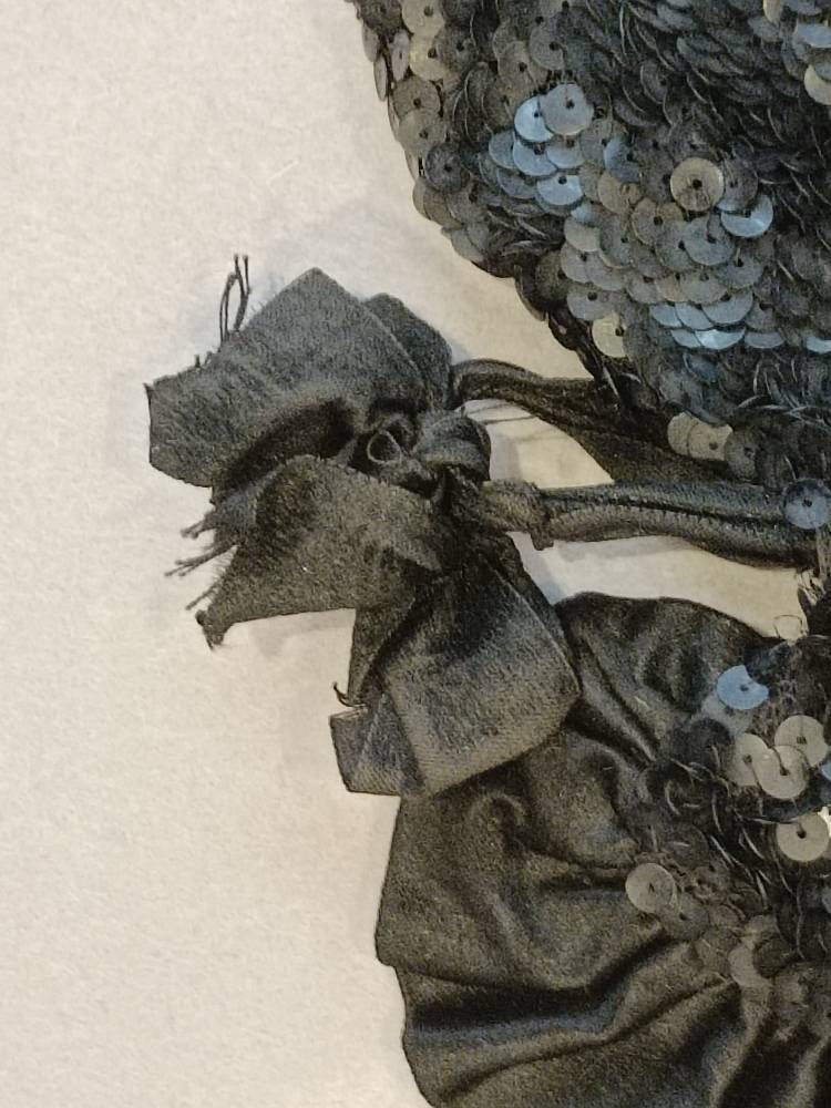 Antique Late Victorian Black Sequined Reticule - Etsy