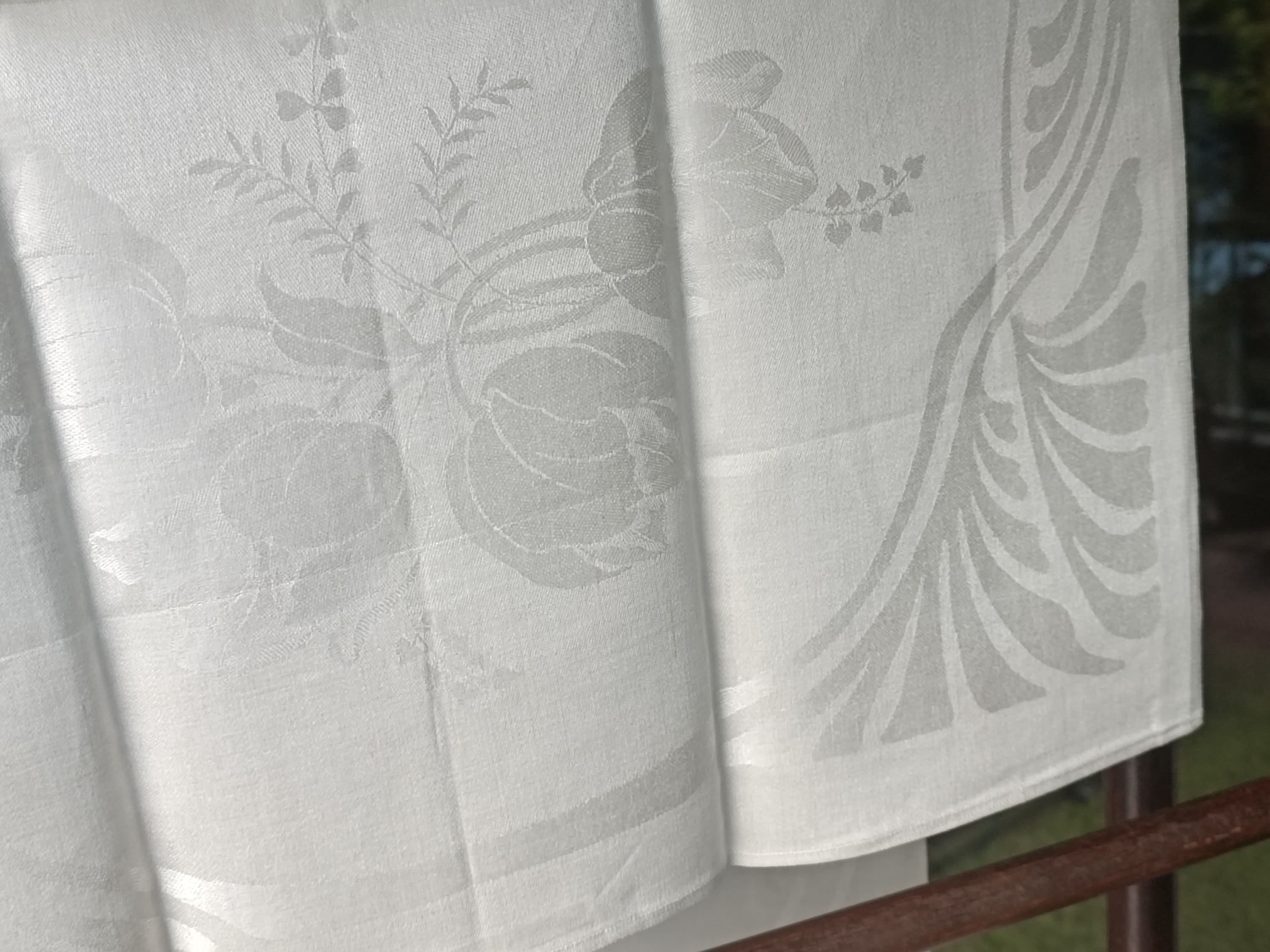 Antique Art Nouveau Linen Damask Guest Towel - Etsy