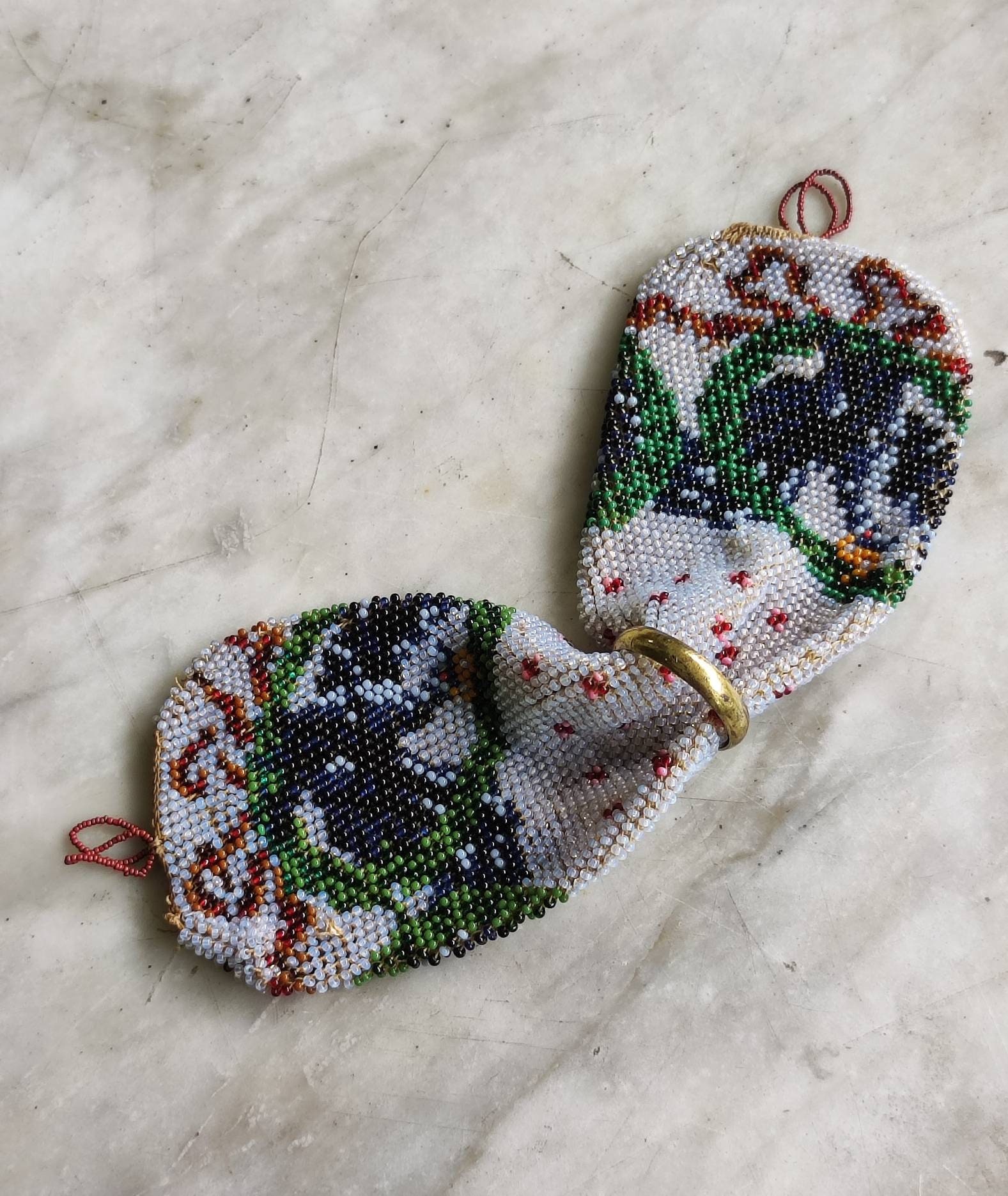 Mid-victorian Miser Purse Depicting an Eagle in Shrubbery. - Etsy