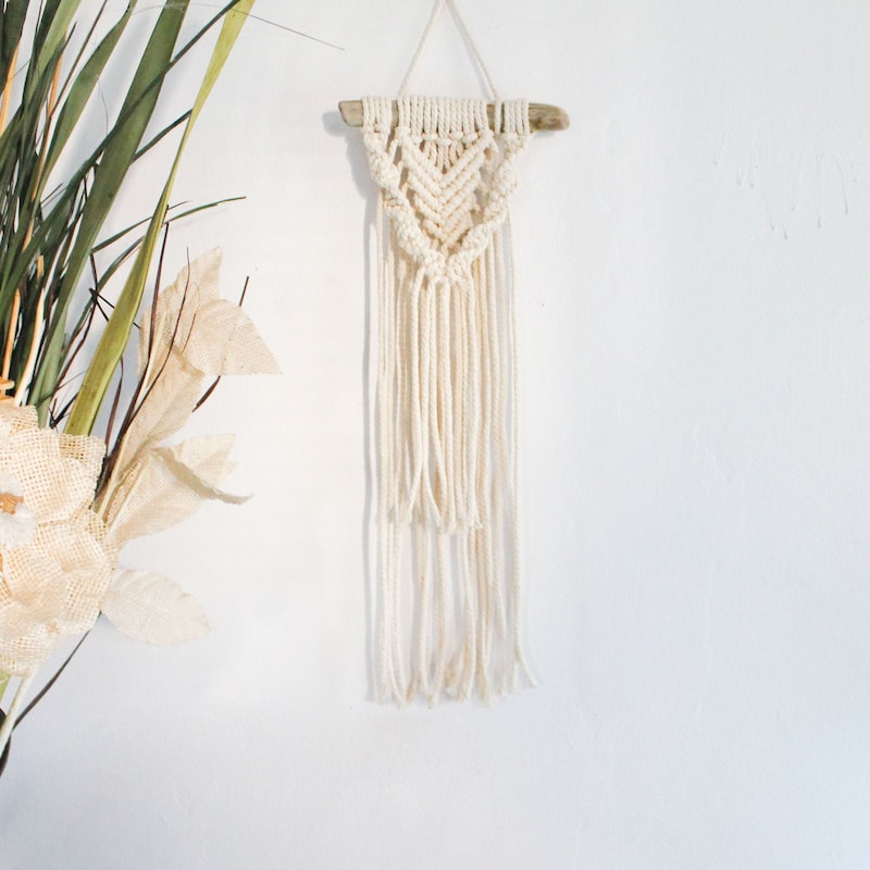 Beaded Macrame Wall Hanging - Etsy