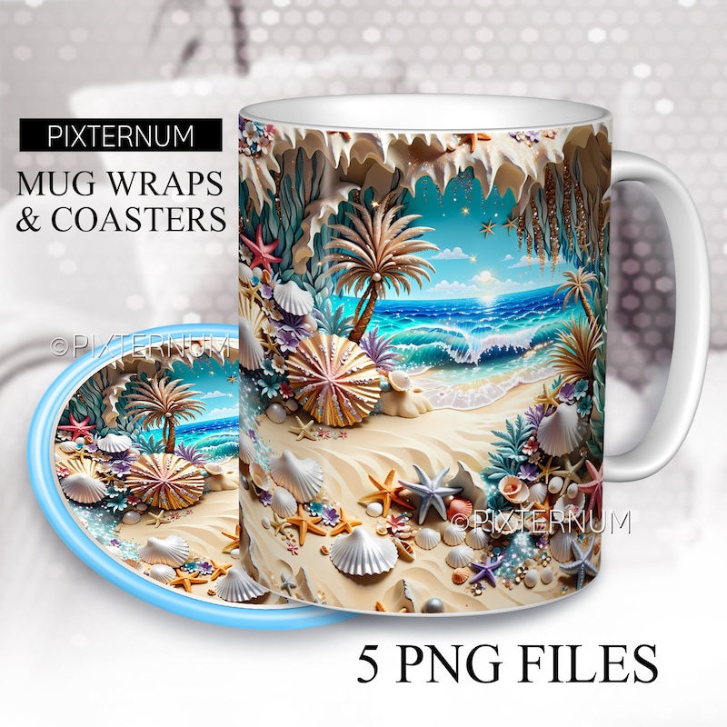 Tropical Theme Coffee Mug - Etsy